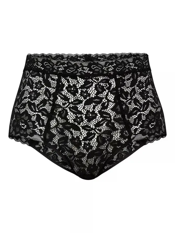 CALIDA Lace High-waisted Briefs - Black