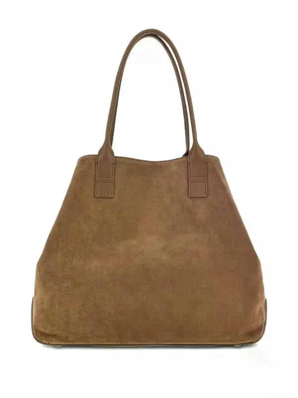 Hogan Address Suede Tote Bag
