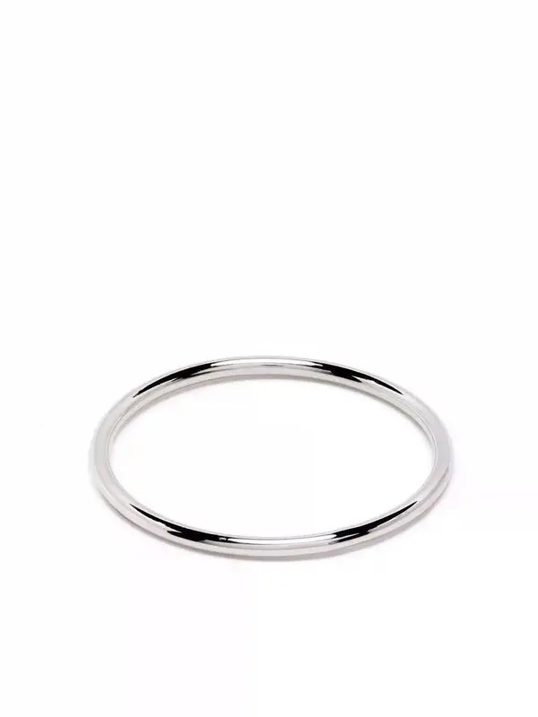 MARIA BLACK 14kt White Gold Glossy Ring - Silver