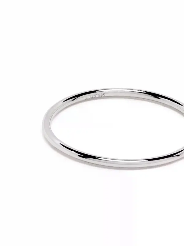 MARIA BLACK 14kt White Gold Glossy Ring