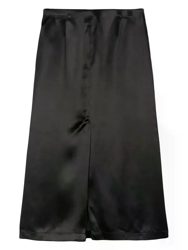 Loulou De Saison Satin Midi Skirt
