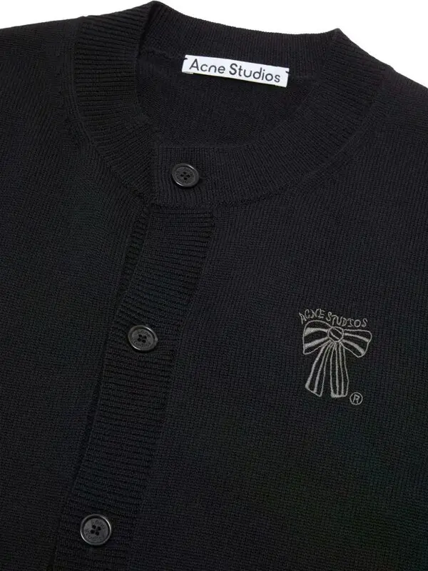 Acne Studios Ribbed Button-up Cardigan