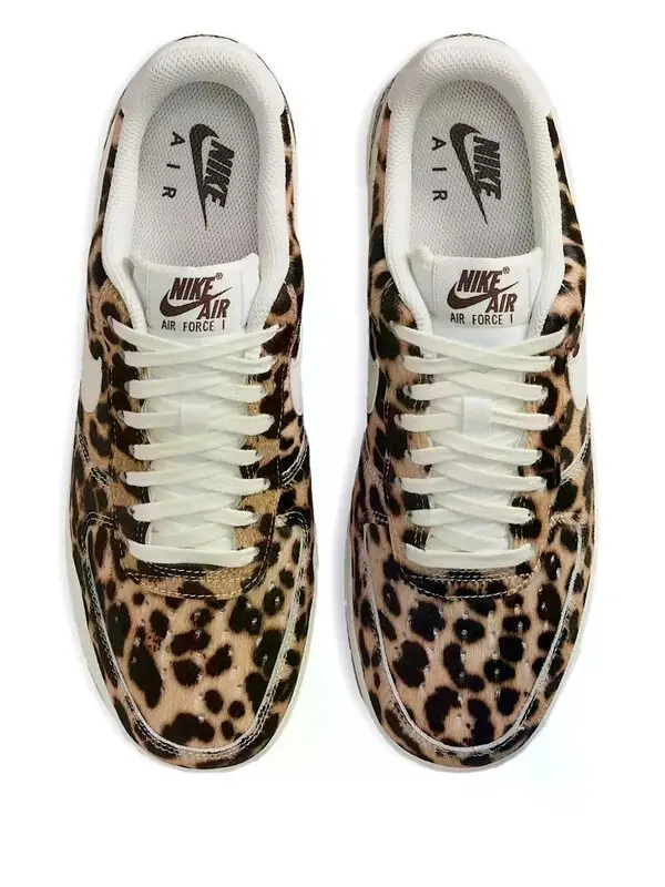 Nike Force 1 Leopard Print Low Top Sneakers