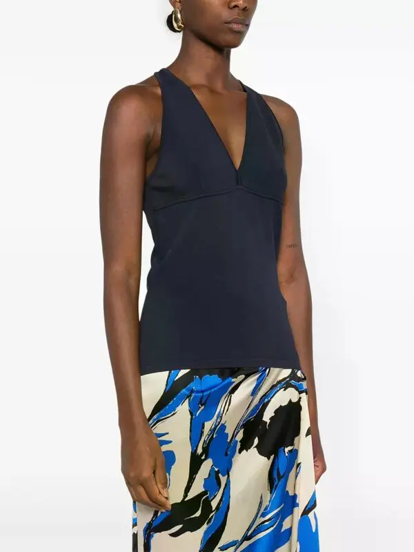 Max Mara Jersey Top - Blue