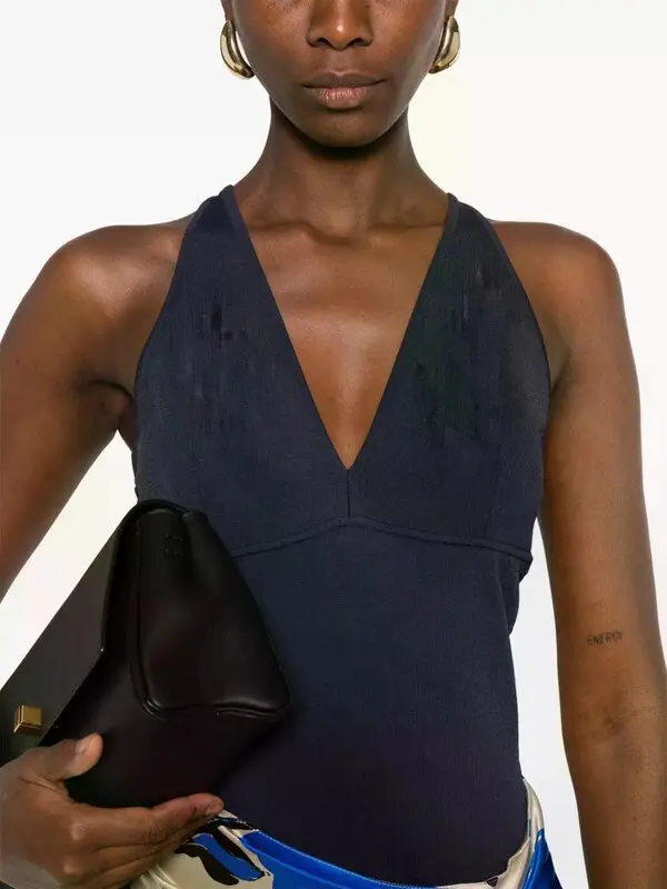 Max Mara Jersey Top - Blue