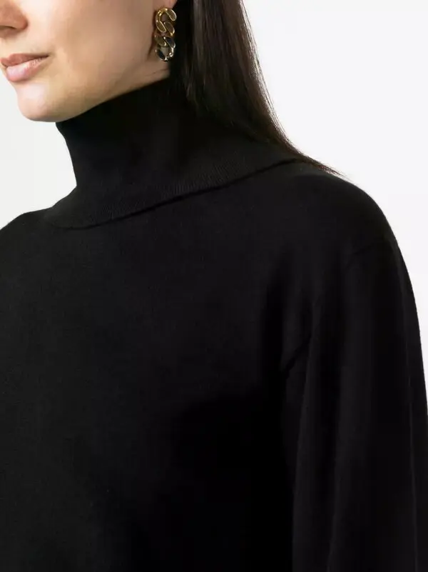 JIL SANDER Cashmere Roll-neck Jumper - Black