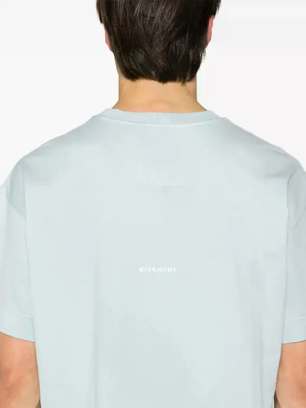Givenchy 4g-embroidered Cotton T-shirt
