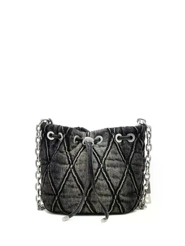 DIESEL® S-mini Quilted Chain Bucket Bag