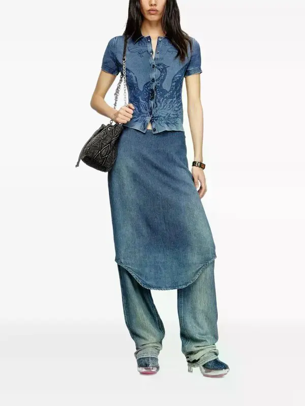 DIESEL® S-mini Quilted Chain Bucket Bag