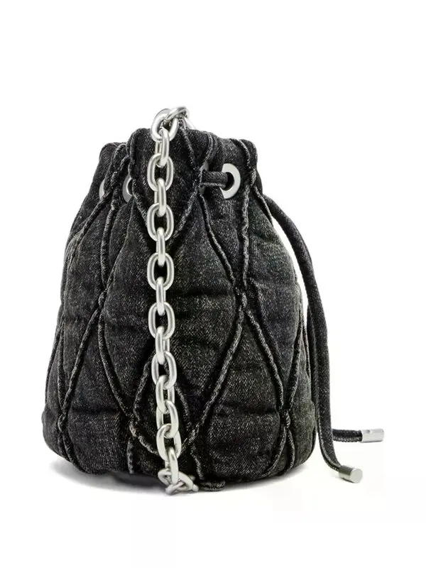 DIESEL® S-mini Quilted Chain Bucket Bag