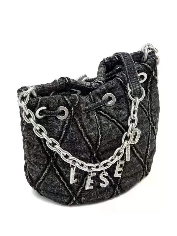 DIESEL® S-mini Quilted Chain Bucket Bag