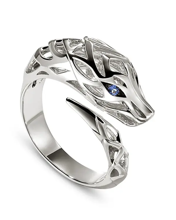 John Hardy Sterling Naga Ring - Silver