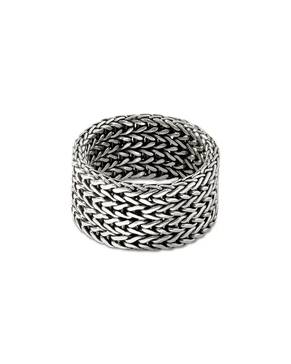 John Hardy Icon Sterling Weave Ring - Silver