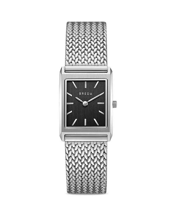 BREDA Virgil Tethered Watch, 20mm X 8mm - Black/silver