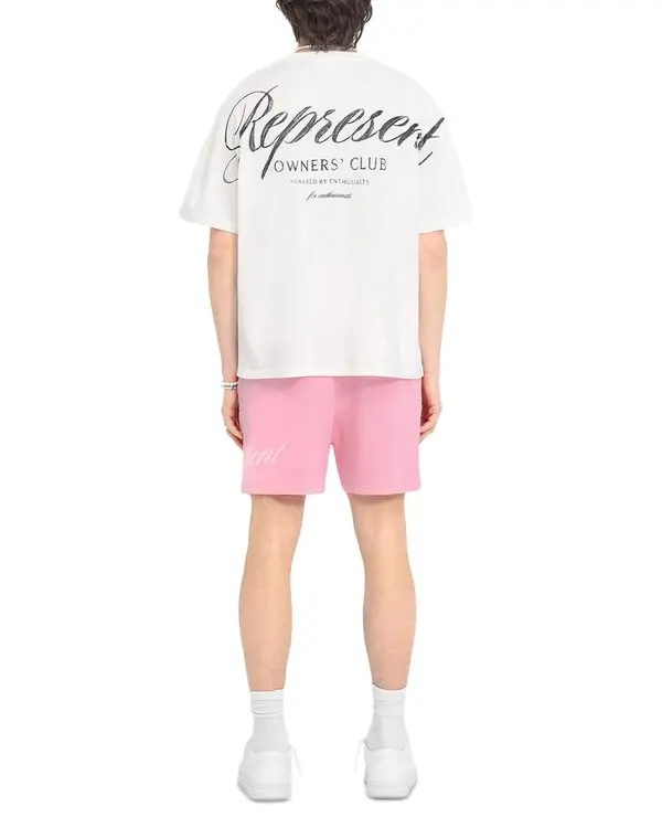 REPRESENT Owner's Club Script Graphic Tee - Flat White