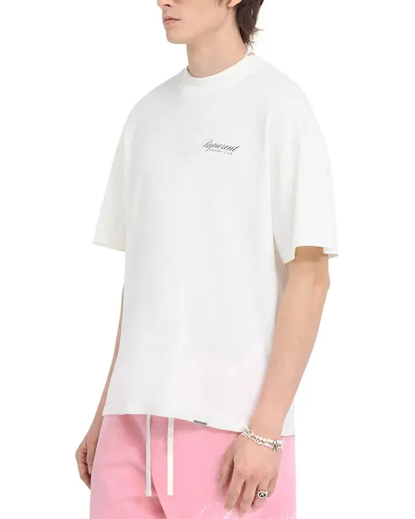 REPRESENT Owner's Club Script Graphic Tee - Flat White