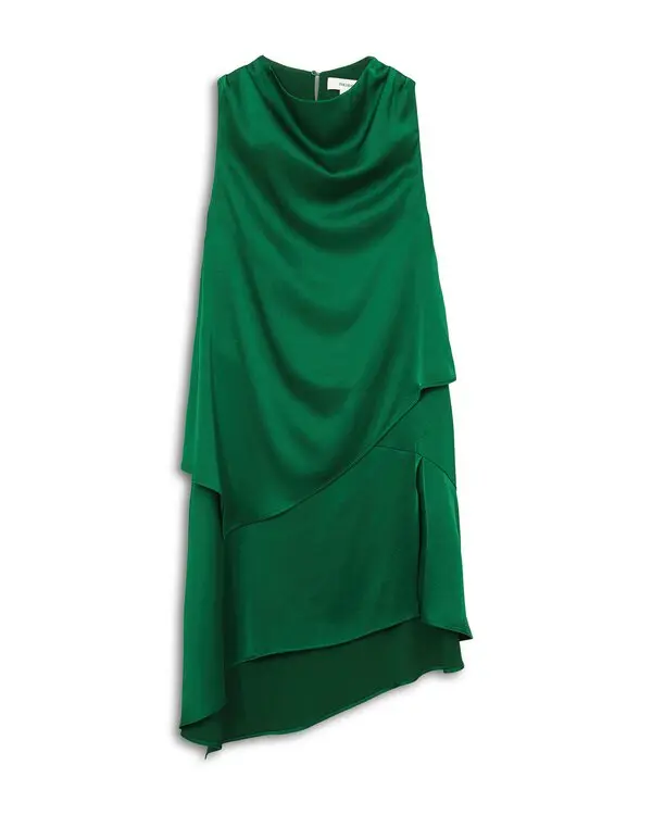 REISS Eloise Drape Neck Occasion Dress