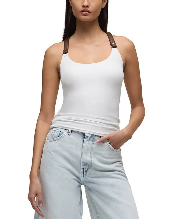 Hudson Jeans Harness Tank - White