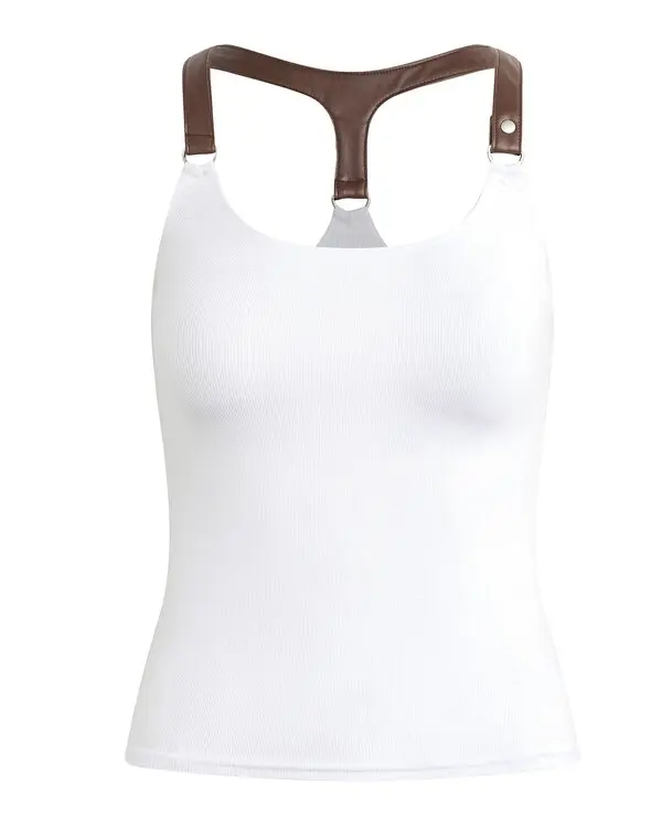 Hudson Jeans Harness Tank - White