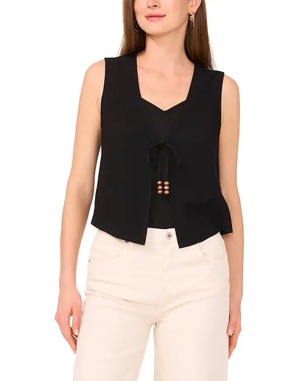 Vince Camuto Tie-front Sleeveless Vest