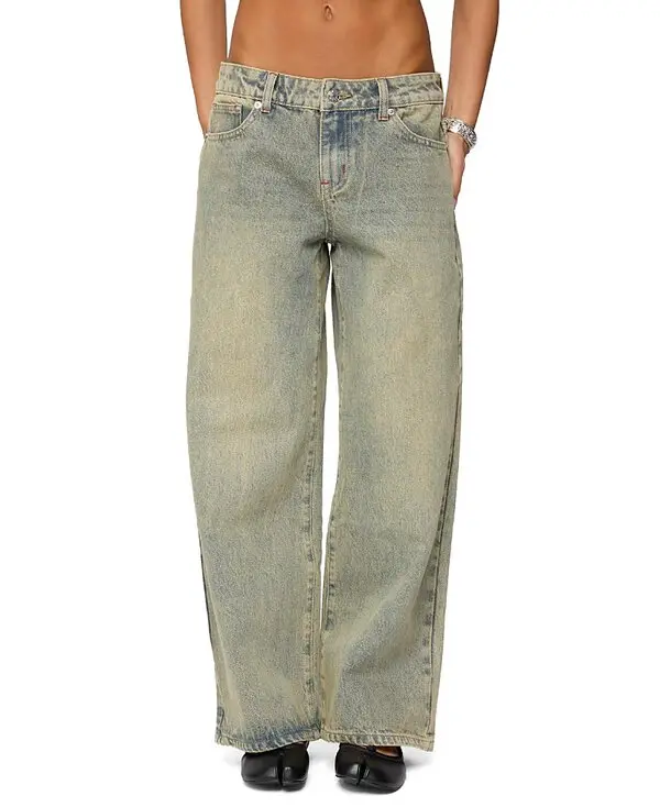 EDIKTED Petite Ace Relaxed Jeans