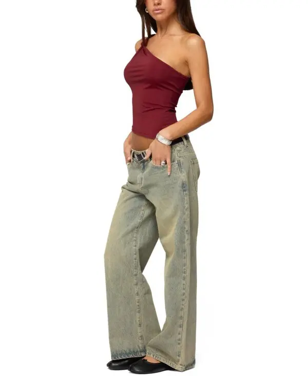 EDIKTED Petite Ace Relaxed Jeans