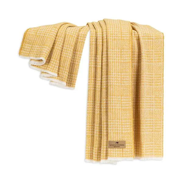 LANDS DOWNUNDER Sutton Plaid Throw - Cider