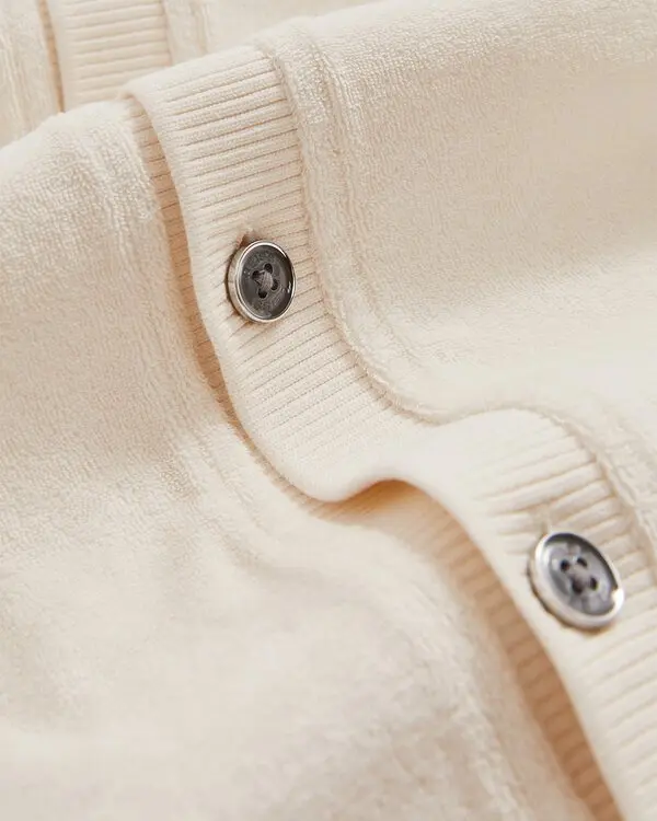 REISS Short Sleeve Terry Camp Shirt