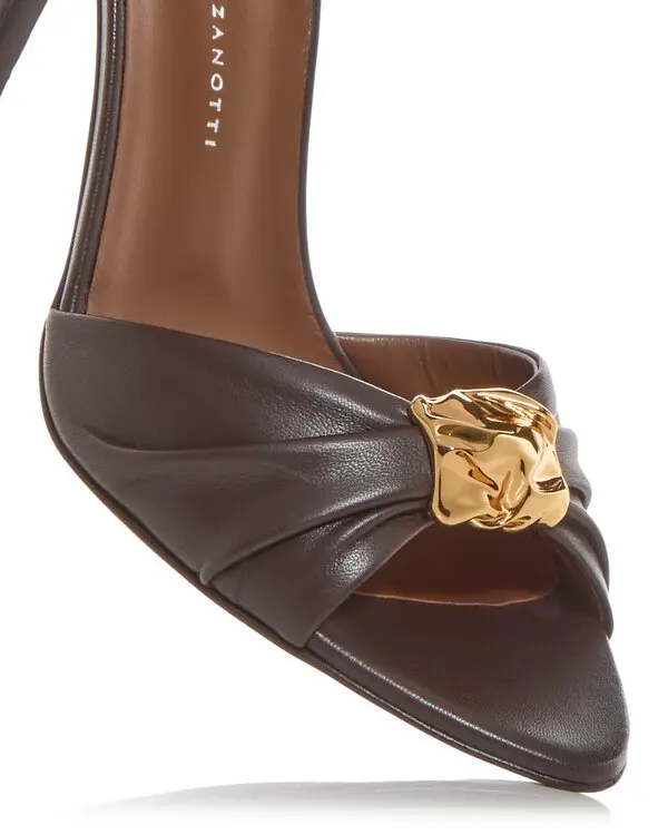 GIUSEPPE ZANOTTI Clandestino Nugget Slide Sandals