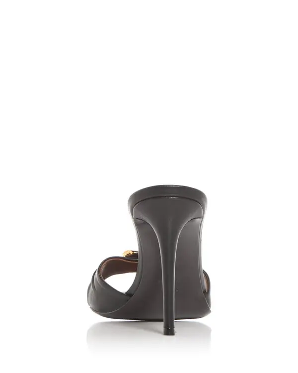 GIUSEPPE ZANOTTI Clandestino Nugget Slide Sandals - Nero