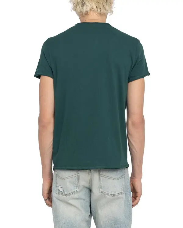 Zadig&Voltaire Monastir Split Collar Tee - Botanical