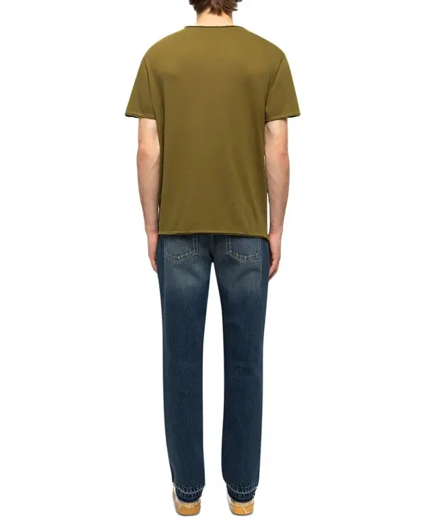 Zadig&Voltaire Monastir Split Collar Tee - Mousse