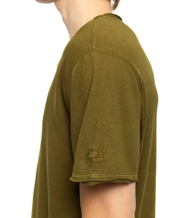 Zadig&Voltaire Monastir Split Collar Tee - Mousse