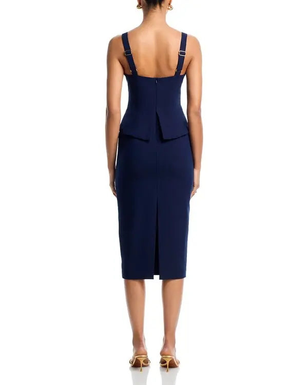 Black Halo Beverly Midi Dress