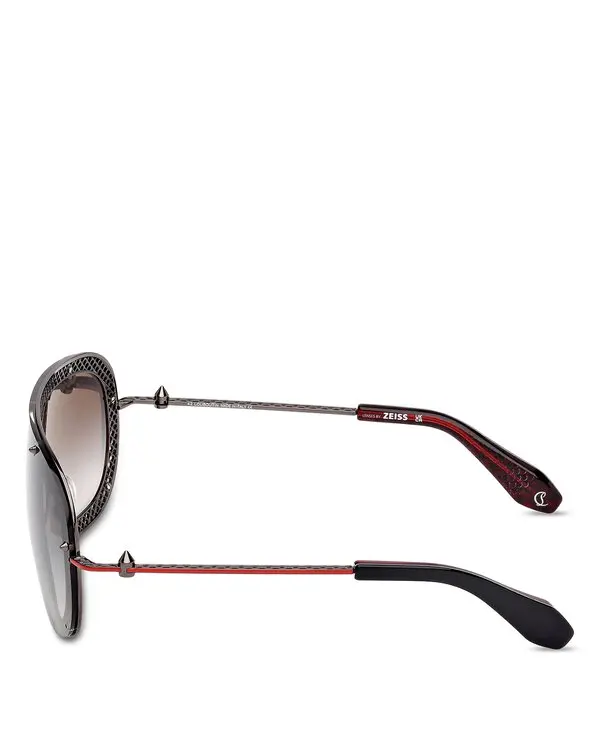 CHRISTIAN LOUBOUTIN Shield Sunglasses, 130mm