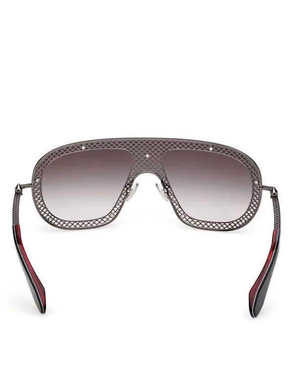 CHRISTIAN LOUBOUTIN Shield Sunglasses, 130mm