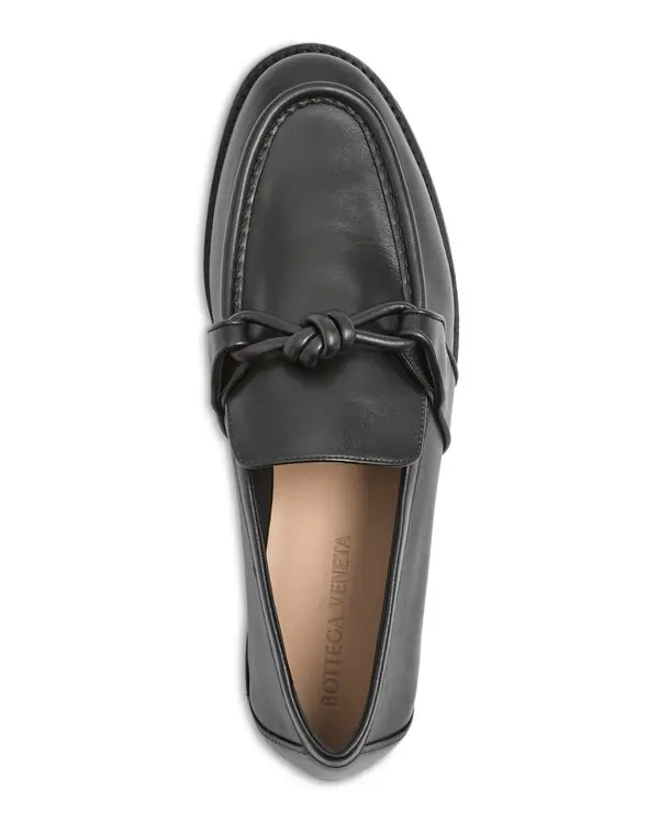Bottega Veneta Astaire Knot Loafers - Nero