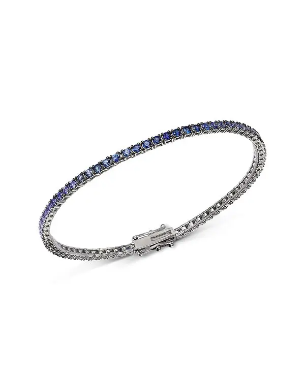 Bloomingdale'S Sapphire Ombre Tennis Bracelet - Blue/white