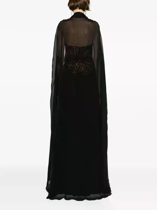 Elie Saab Embroidered Strapless Dress