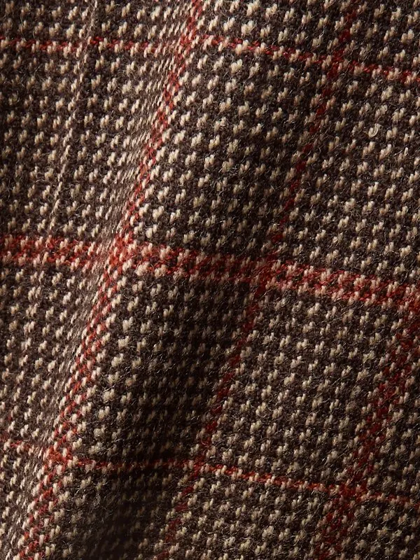 Chloé Checked Wool Flared Pants