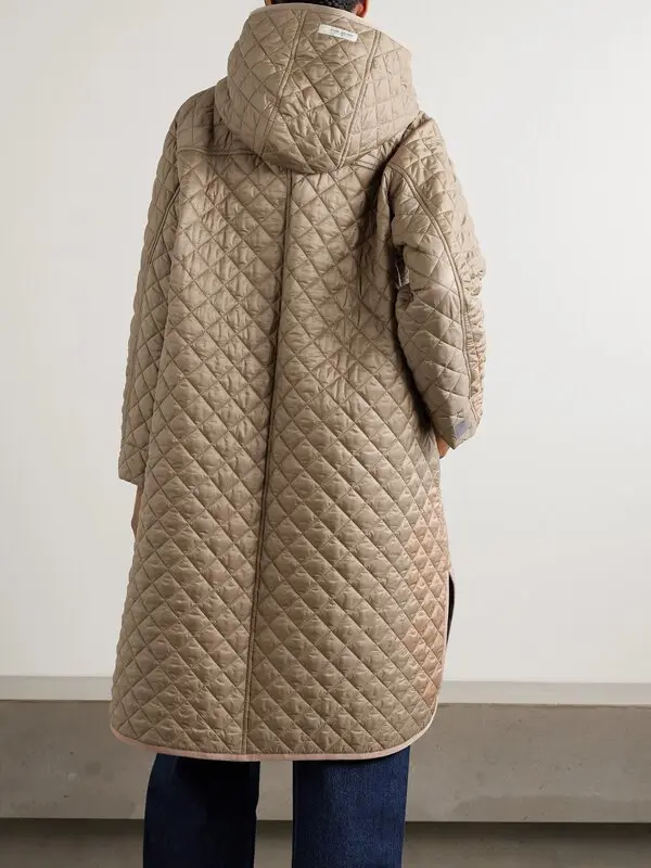 Max Mara Joan Hooded Quilted Coat