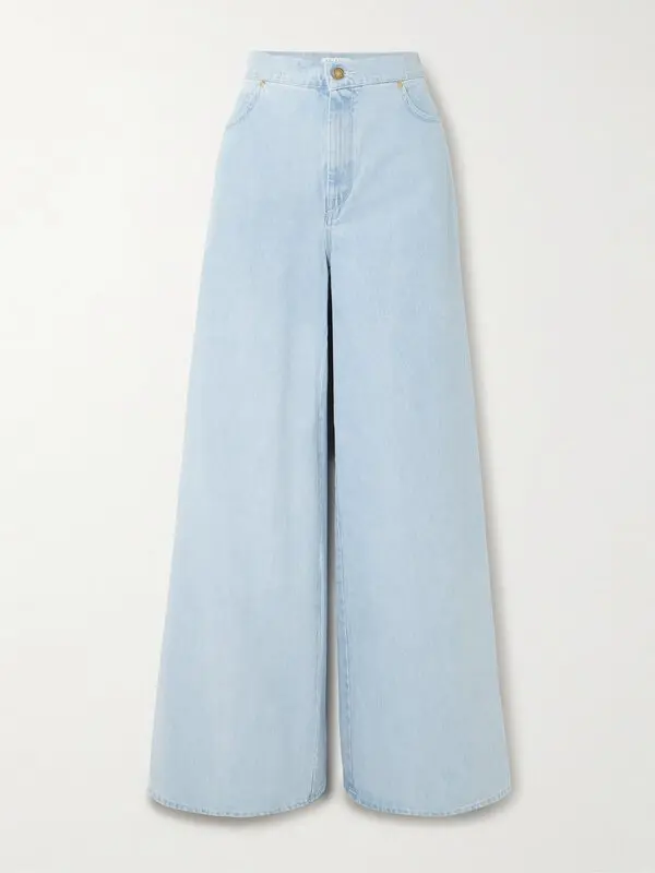 Max Mara Affari High-rise Wide-leg Jeans - Blue