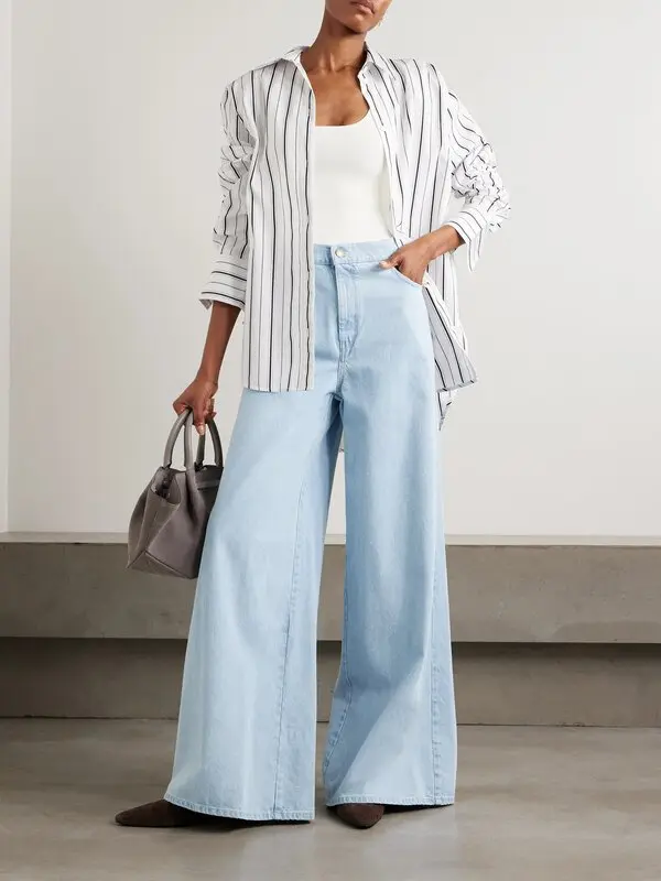 Max Mara Affari High-rise Wide-leg Jeans - Blue