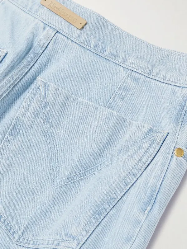 Max Mara Affari High-rise Wide-leg Jeans - Blue