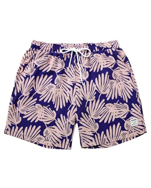 MOSMANN AUSTRALIA Board Shorts - Dark Blue/pink
