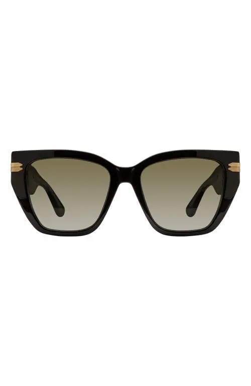 STUART WEITZMAN 53mm Cat Eye Sunglasses - Black