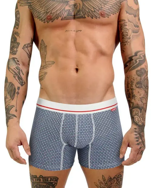MOSMANN AUSTRALIA Ultra-soft Boxers - Blue Print