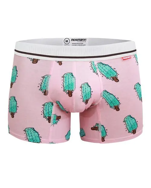MOSMANN AUSTRALIA Ultra-soft Boxers - Pink Print