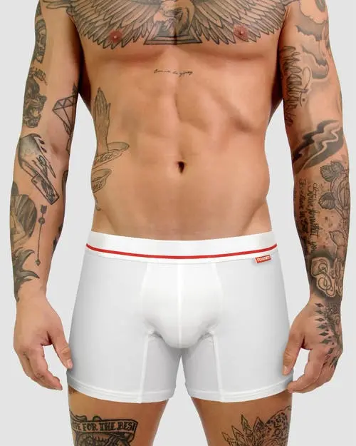 MOSMANN AUSTRALIA Ultra-soft Boxers - White