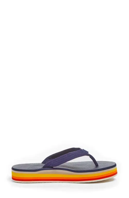 HARI MARI Dunes Sunset Waterproof Flip-flop - Navy